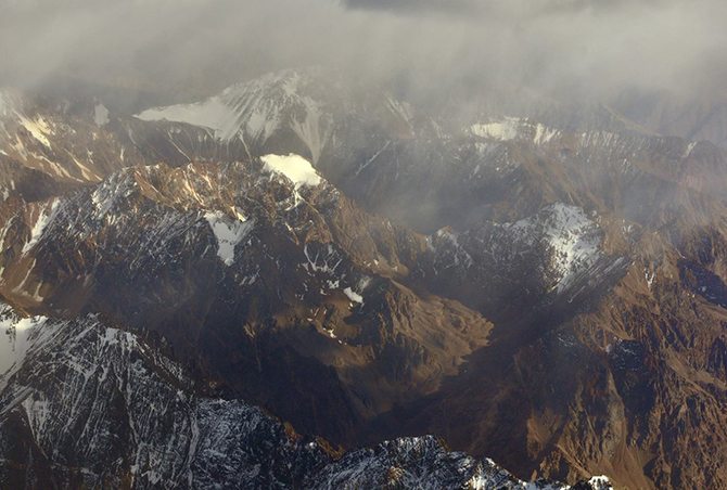 High above the Andes Mountains - Exploring Wine Regions