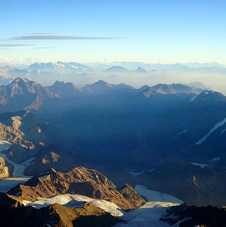In The Air Over Andes - Exploring Wine Regions